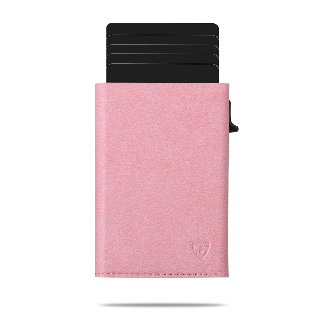 Card Blocr Slim RFID Blocking Credit Card Wallet Pink PU Leather ...