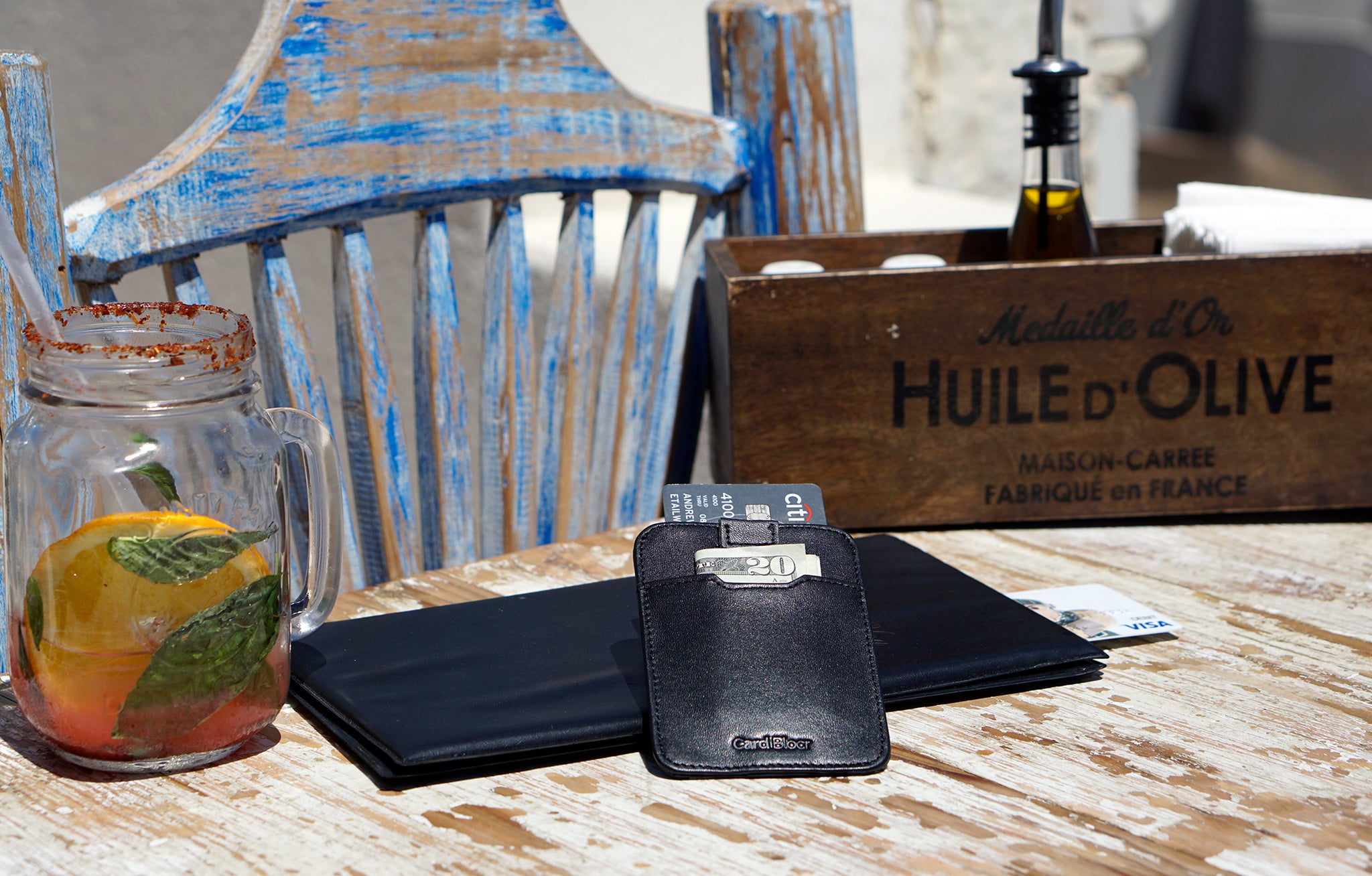 Card Blocr Pull Tab Wallet in Black Leather | RFID Blocking Wallet ...